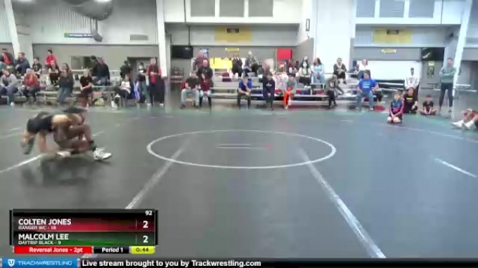 92 lbs Round 1 (6 Team) - Malcolm Lee, Daytrip Black vs Colten Jones ...