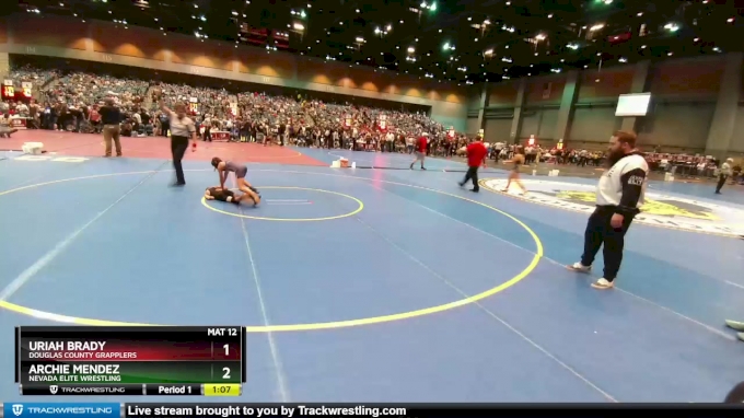 68-75 lbs Round 2 - Uriah Brady, Douglas County Grapplers vs Archie ...