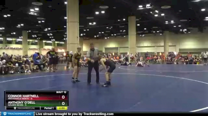 113 lbs Round 3 (10 Team) - Anthony O`dell, Golden Bears vs Connor ...