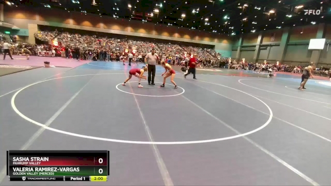 114 lbs Champ. Round 2 - Sasha Strain, Pahrump Valley vs Valeria ...