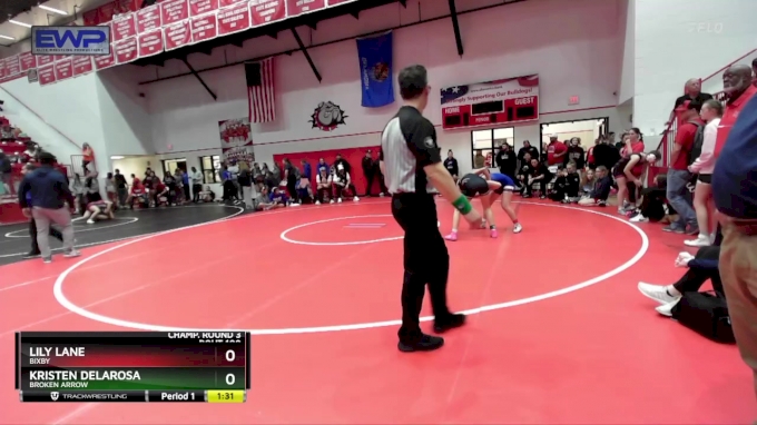 115 lbs Champ. Round 3 - Lily Lane, BIXBY vs Kristen DeLaRosa, BROKEN ARROW