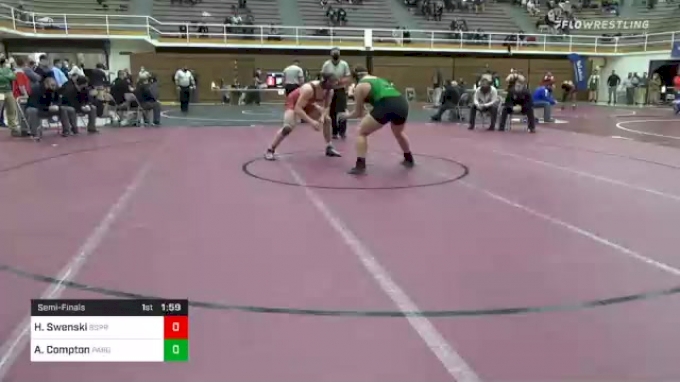 285 lbs Semifinal - Hogan Swenski, Bermudian Springs vs Aiden Compton ...