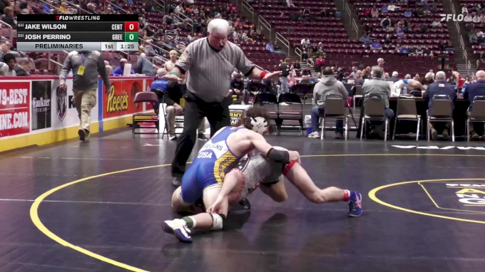 145 lbs Preliminaries - Jake Wilson, Central Cambria vs Josh Perrino ...