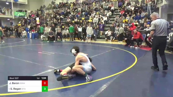 121 lbs R-16 - Jack Baron, Germantown Academy vs Shamus Regan, Wyoming ...