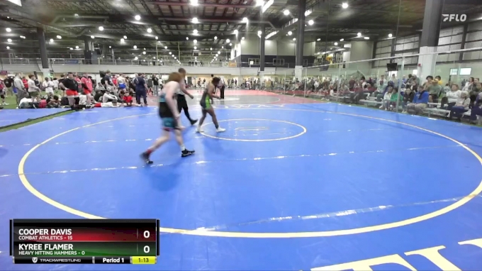 126 lbs Round 1 (4 Team) - Cooper Davis, COMBAT ATHLETICS vs Kyree ...