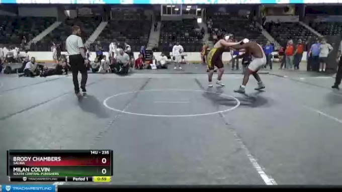 235 lbs 1st Place Match - Milan Colvin, South Central Punishers vs ...