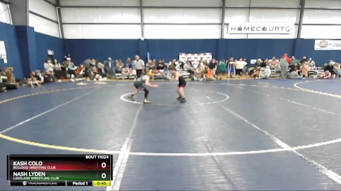 63 lbs 3rd Place Match - Kash Colo, Bulldog Wresting Club vs Nash Lyden, Lakeland Wrestling Club