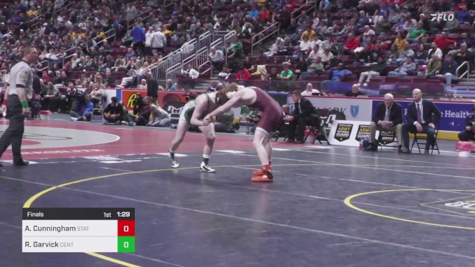 160 lbs Final - Asher Cunningham, State College vs Ryan Garvick ...