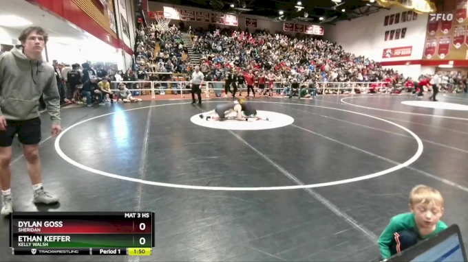 144 lbs Champ. Round 1 - Ethan Keffer, Kelly Walsh vs Dylan Goss, Sheridan