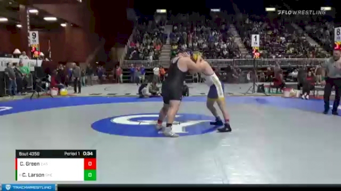 4A-285 lbs Cons. Semi - Chris Larson, Sheridan vs Charlie Green ...