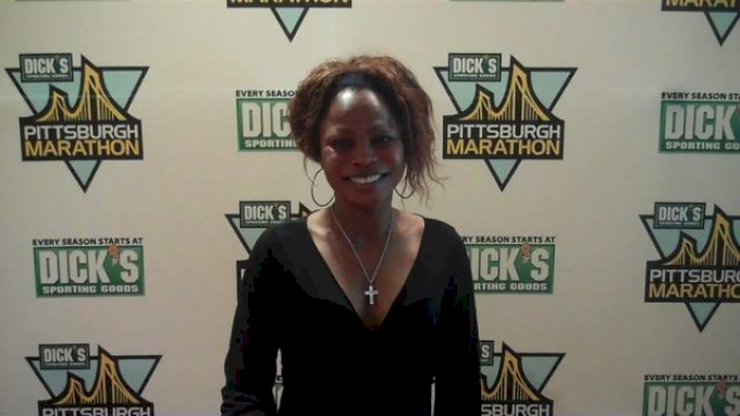 Mary Akor (USA) Pre Race - DICK'S Sporting Goods Pittsburgh Marathon
