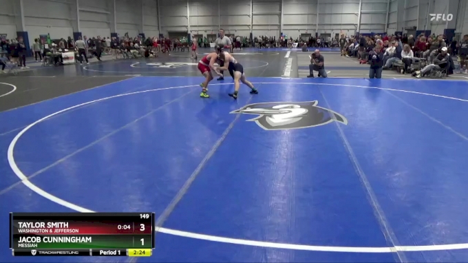 149 lbs Champ. Round 1 - Taylor Smith, Washington & Jefferson vs Jacob ...