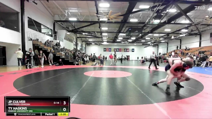 125 lbs 7th Place Match - Ty Haskins, Marian University (IN) vs Jp ...