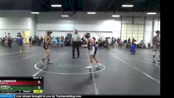 96 lbs Round 3 (8 Team) - Jacob Carrozza, Team Smyrna vs Jeff Cemelli ...