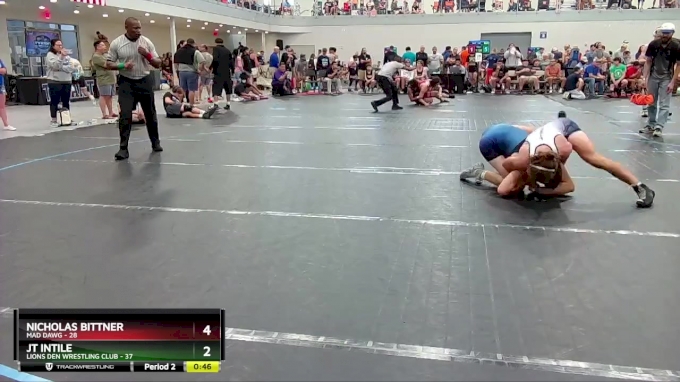 157 lbs Champ. Round 2 - Nicholas Bittner, Mad Dawg vs Jt Intile, Lions ...