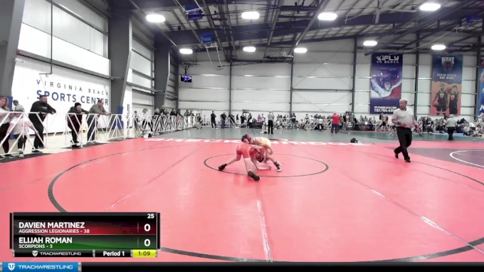 84 lbs Rd# 3 12:00pm Friday - Davien Martinez, Aggression Legionaries ...