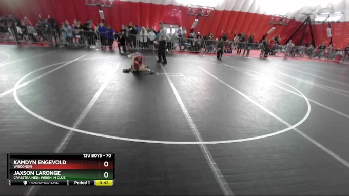 70 lbs Champ. Round 1 - Jaxson LaRonge, CrassTrained: Weigh In Club vs ...