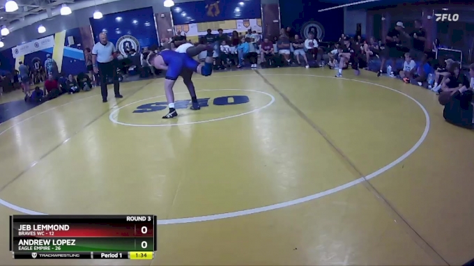 175 lbs Round 3 (8 Team) - Andrew Lopez, Eagle Empire vs Jeb Lemmond ...