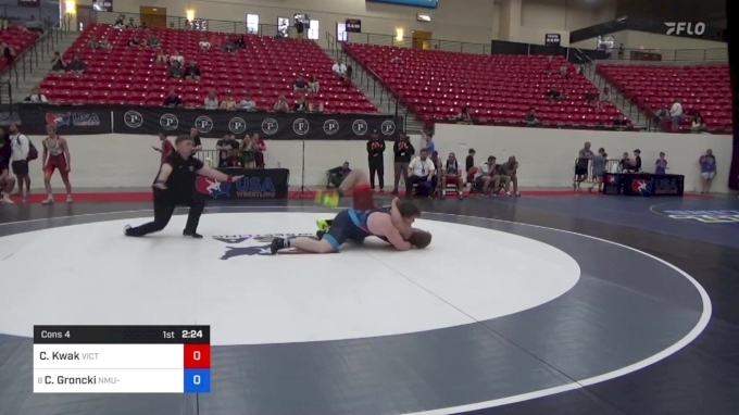 130 kg Cons 4 - Cody Kwak, Victory School Of Wrestling vs Cameron ...