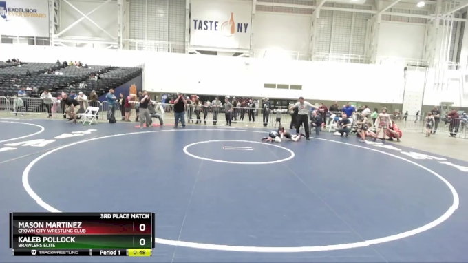74 lbs 3rd Place Match - Kaleb Pollock, Brawlers Elite vs Mason ...