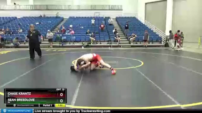 119 lbs Cons. Semi - Chase Krantz, IL vs Sean Breedlove, IN