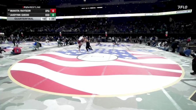 Quarterfinal - Makita Raysor, Spearfish vs Jaidynn Giedd, Kingsbury County