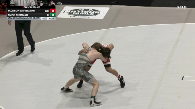 157 lbs 2nd Wrestleback (16 Team) - Noah Nininger, Virginia Tech vs ...