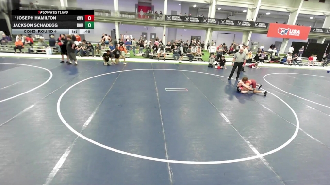 Junior Boys - 113 lbs Cons. Round 4 - Joseph Hamilton, Contenders ...