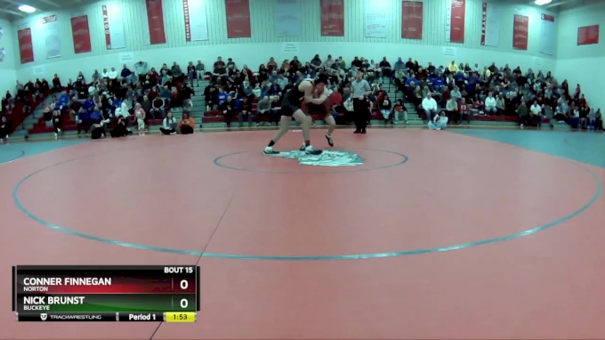 150 lbs Champ. Round 1 - Nick Brunst, Buckeye vs Conner Finnegan, Norton