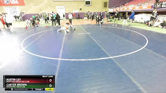 175 lbs Champ. Round 2 - Austin Ley, Bear Cave Wrestling Club vs Carter ...