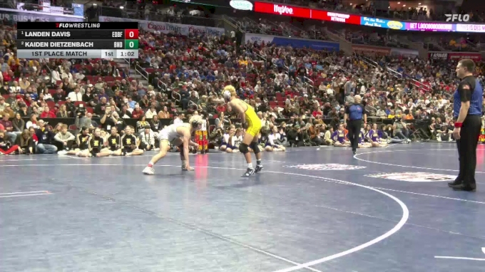 2A-138 lbs 1st Place Match - Landen Davis, Eddyville-Blakesburg-Fremont ...