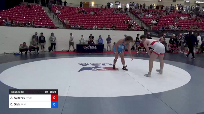 79 kg Cons 32 #2 - Aaron Ayzerov, New York City RTC vs Christopher Olah ...