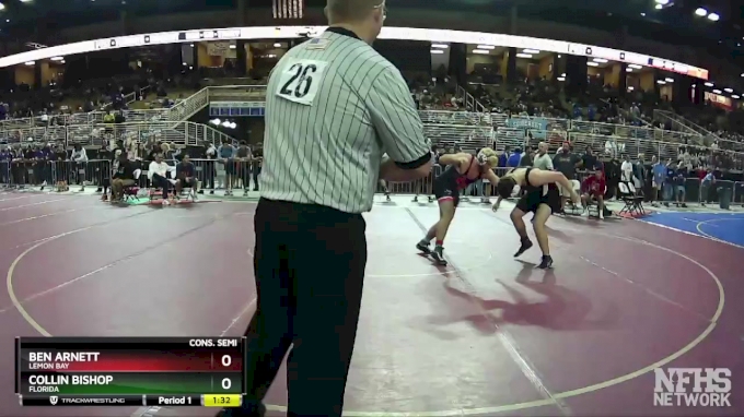 1A 220 lbs Cons. Semi - Collin Bishop, Florida vs Ben Arnett, Lemon Bay