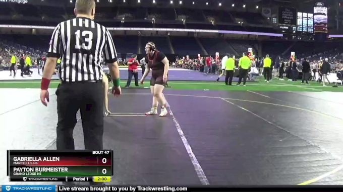 Girls - 190 lbs Champ. Round 1 - Gabriella Allen, Marcellus HS vs ...