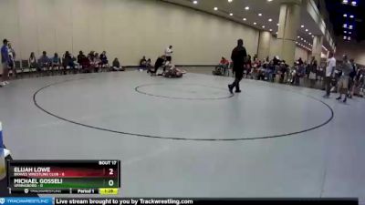 113 lbs Semis & Wb (16 Team) - Michael Gosseli, Springboro vs Elijah ...