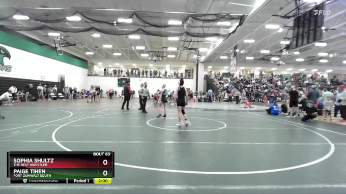 110 lbs Champ. Round 1 - Sophia Shultz, The Best Wrestler vs Paige ...