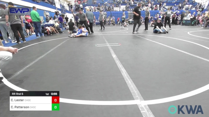 90 lbs Rr Rnd 5 - Caden Lester, Choctaw Ironman Youth Wrestling vs ...