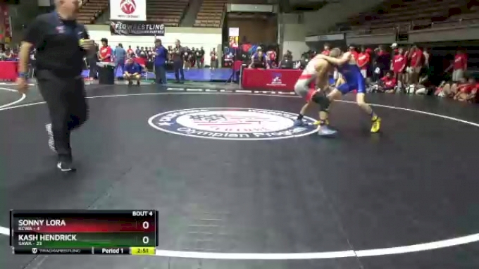 138 lbs Round 1 (16 Team) - Sonny Lora, KCWA vs Kash Hendrick, SAWA