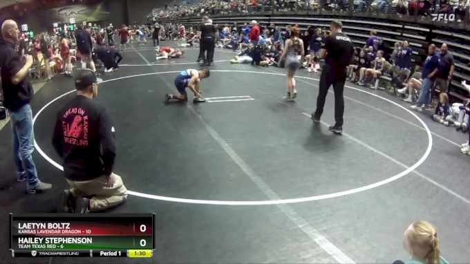 82 lbs Finals (8 Team) - Laetyn Boltz, Kansas Lavendar Dragon vs Hailey ...
