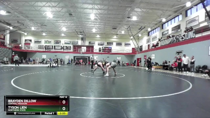 197 lbs Cons. Round 5 - Tyson Lien, Northern State vs Brayden Dillow ...