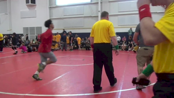 96 lbs Round 2 - Benjamin Dziuban, Team Brutus vs Eli Cornwell, Front ...