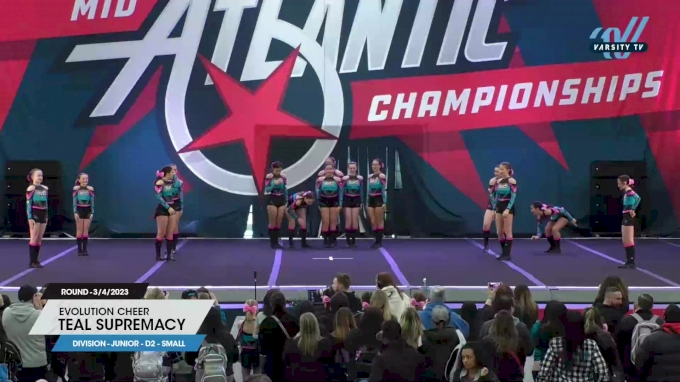 Evolution Cheer - Teal Supremacy [2023 L1 Junior - D2 - Small 3/4/2023 ...