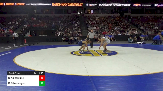 145 lbs Semifinal - Cael Valencia, St. John Bosco (SS) vs Dawson ...