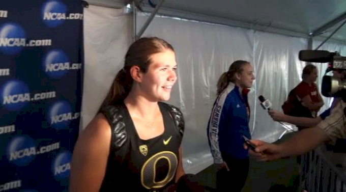 Liz Brenner Two Sport All American in Volleyball and Javelin
