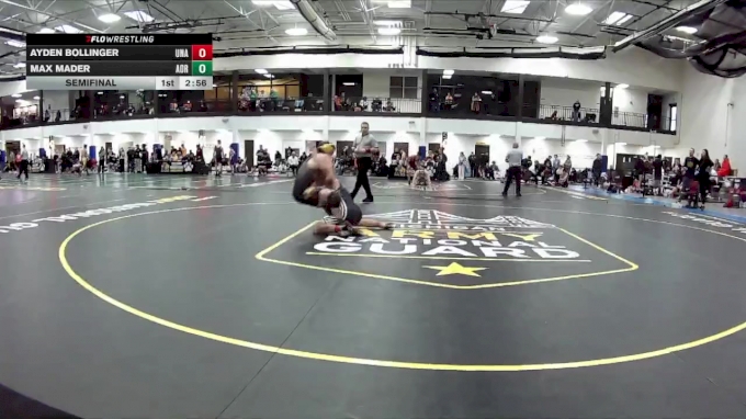 125 lbs Semifinal - Max Mader, Adrian vs Ayden Bollinger, Unattached