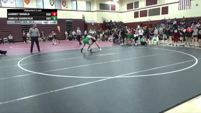 JV-8 lbs Semifinal - Aubrey Engels, Osage vs Amelia VanSickle, Sumner ...
