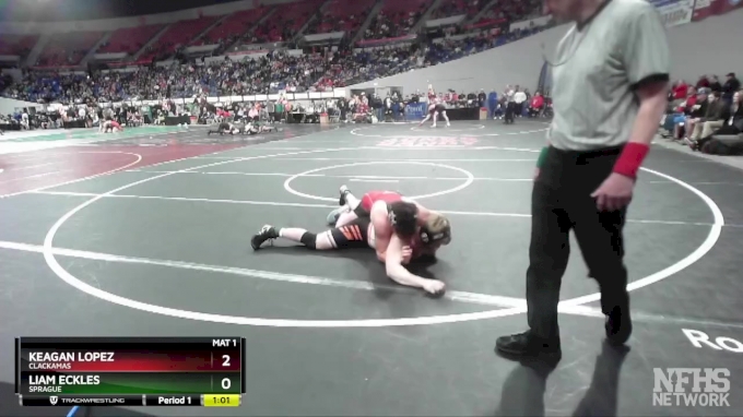 6a-190 Keagan Lopez (Clackamas) vs Liam Eckles (Sprague)