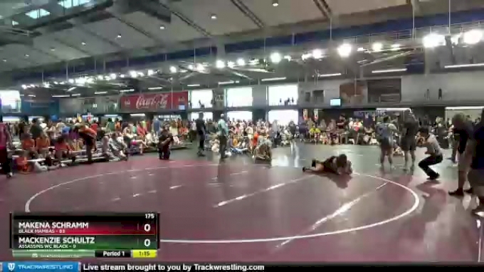 175 lbs Semis (4 Team) - Makena Schramm, Black Mambas vs Mackenzie ...