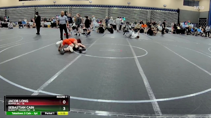 96 lbs Round 2 (4 Team) - Sebastian Cain, Burnett Trained WC vs Jacob ...