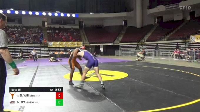 165 lbs Round Of 64 - Quinton Williams, Texas vs Nick D'Alessio, James ...